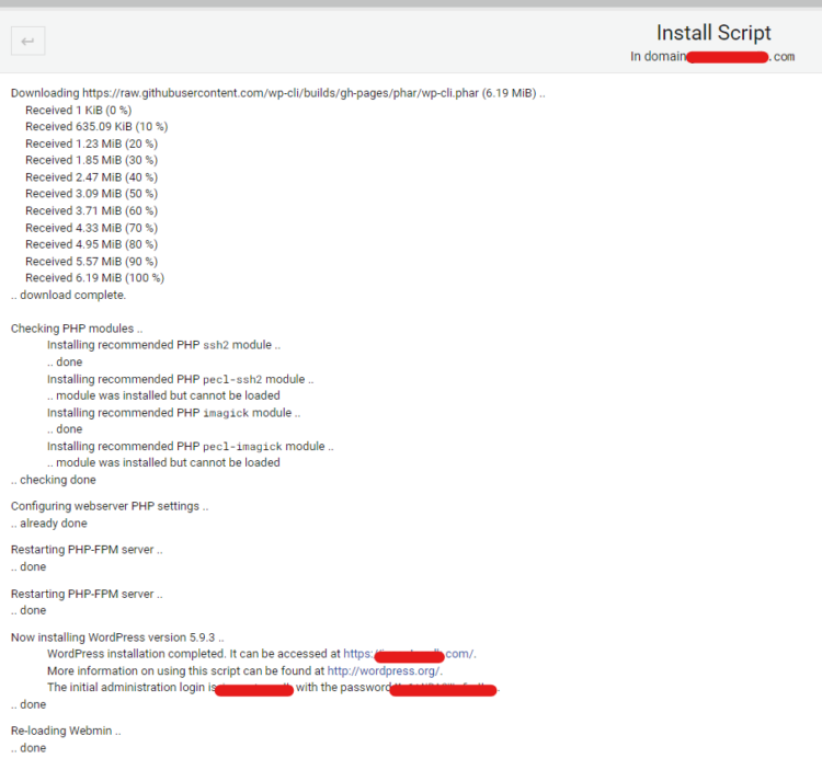 Install WordPress in Virtualmin in 3 easy steps – Adnan Halilovic Blog